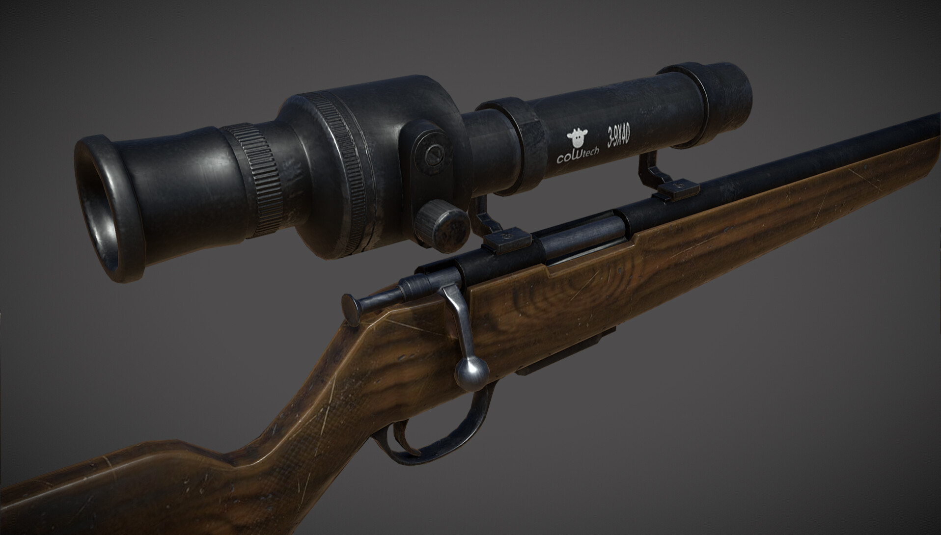 ArtStation - Bolt action rifle