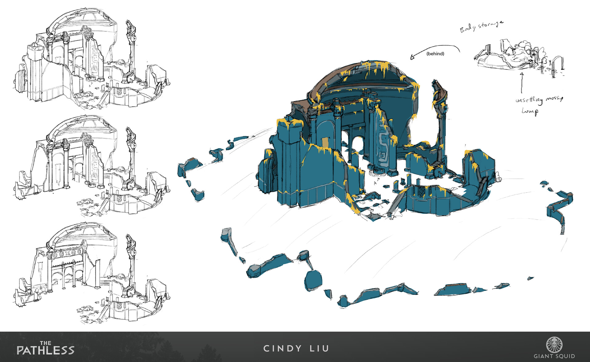 ArtStation - The Pathless - Infirmary