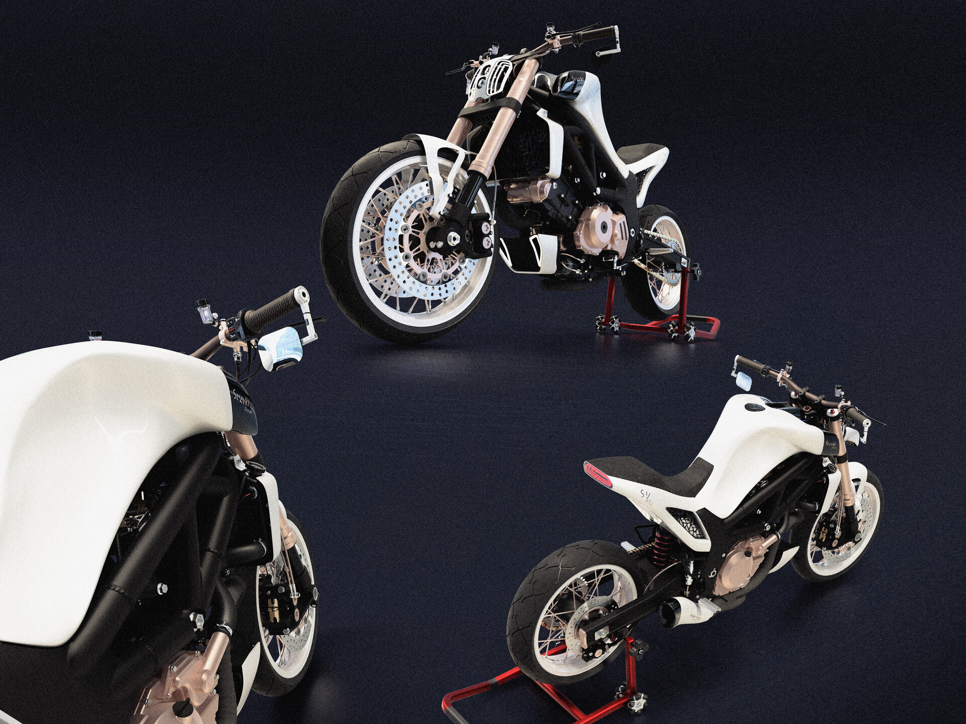 ArtStation - Suzuki SV650 (Custom)