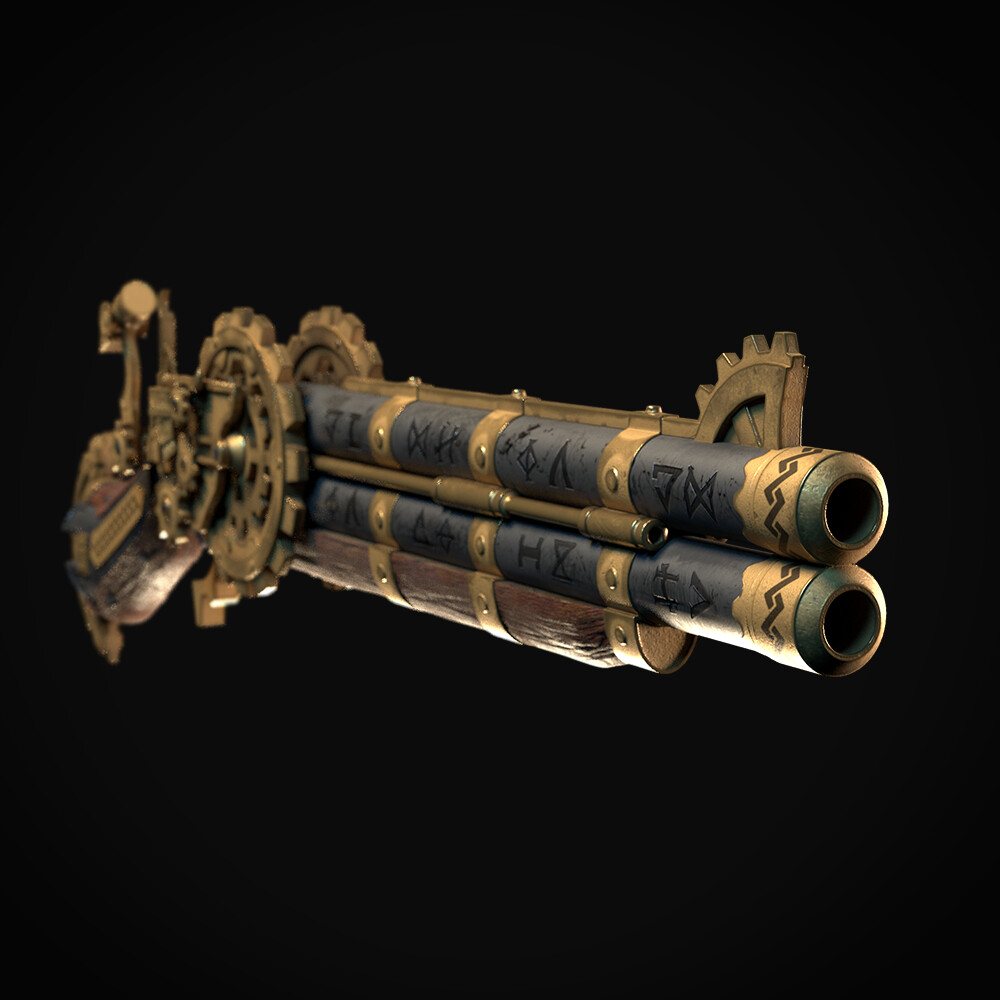 ArtStation - Dwarf Gun
