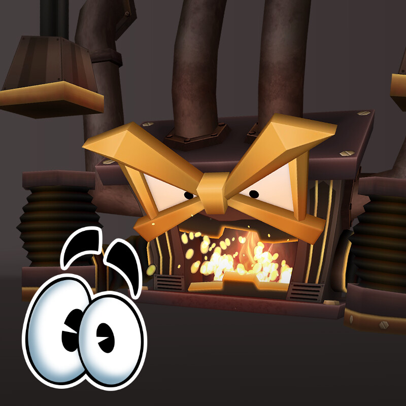 ArtStation - Toontown Rewritten - Gameplay Animation & VFX for The Boiler