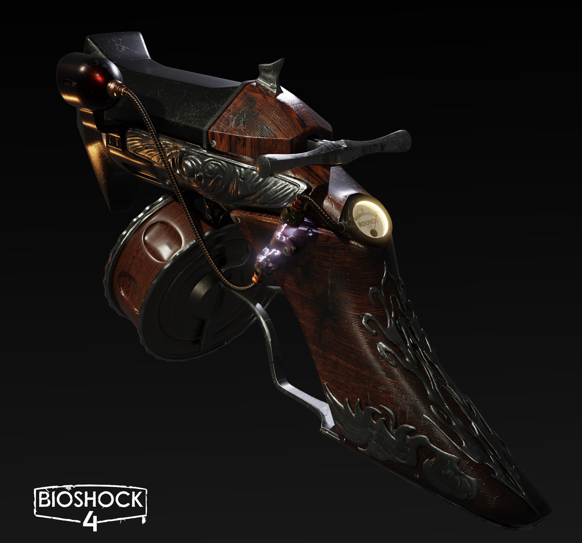 ArtStation - BIOSHOCK 4 - Machine Pistol Concept Design