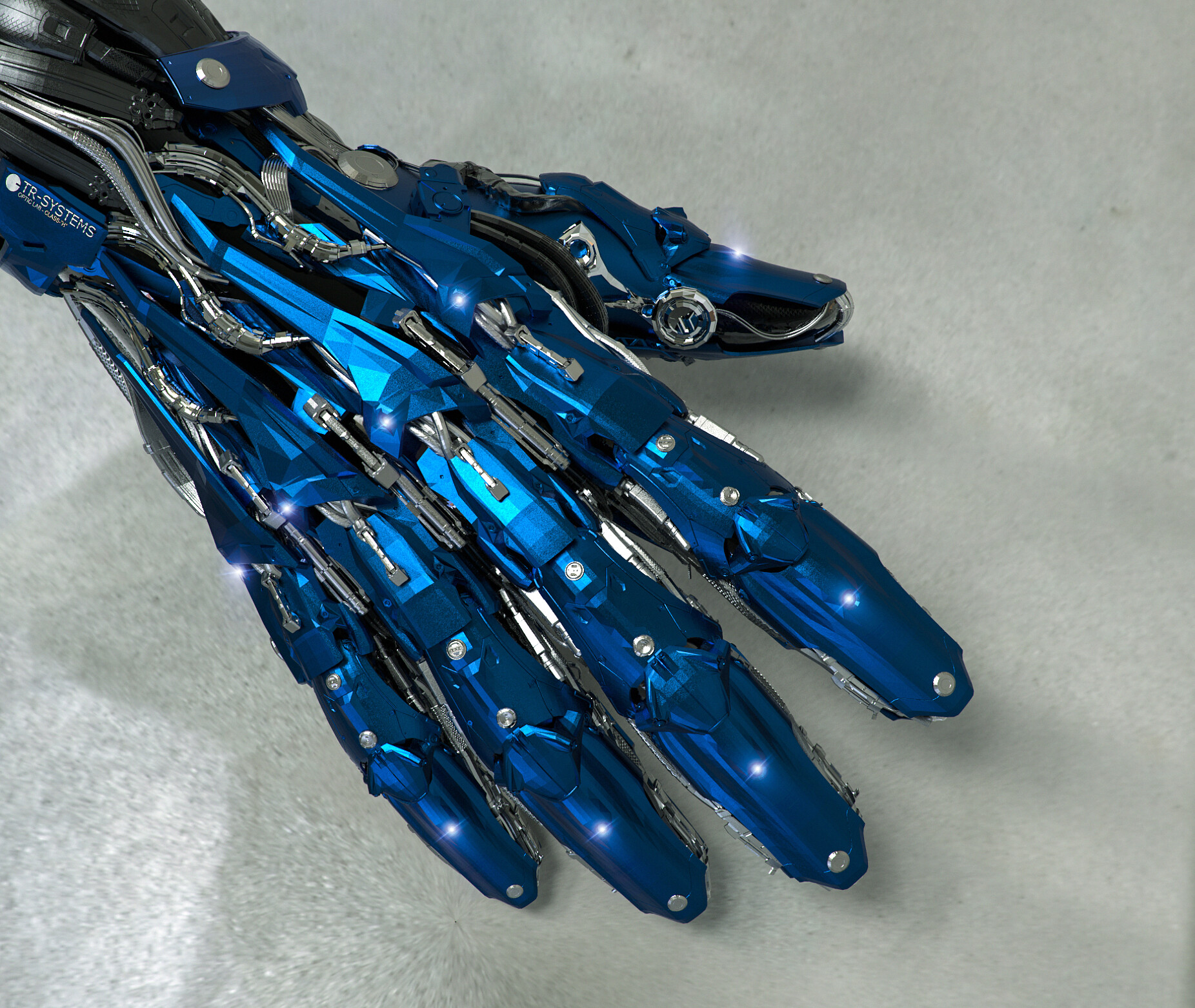 ArtStation - Hand Cyborg - Tutorial