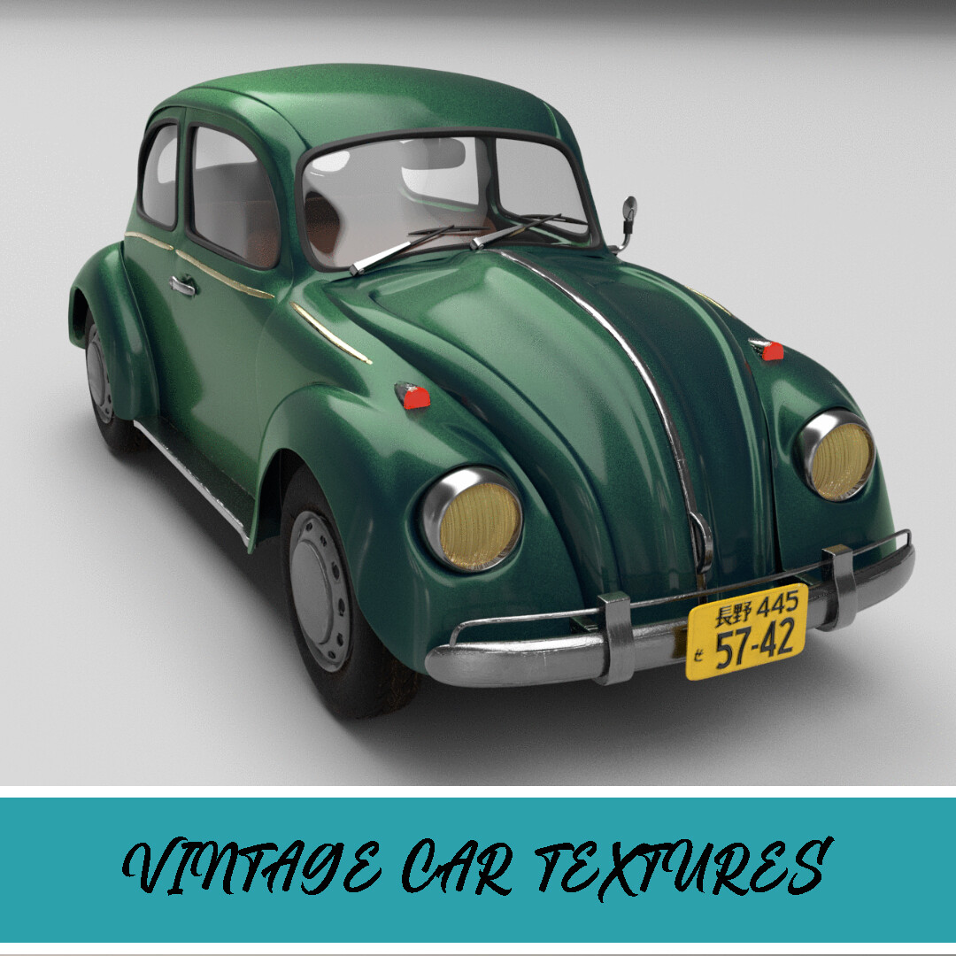 ArtStation - Vintage Car Textures