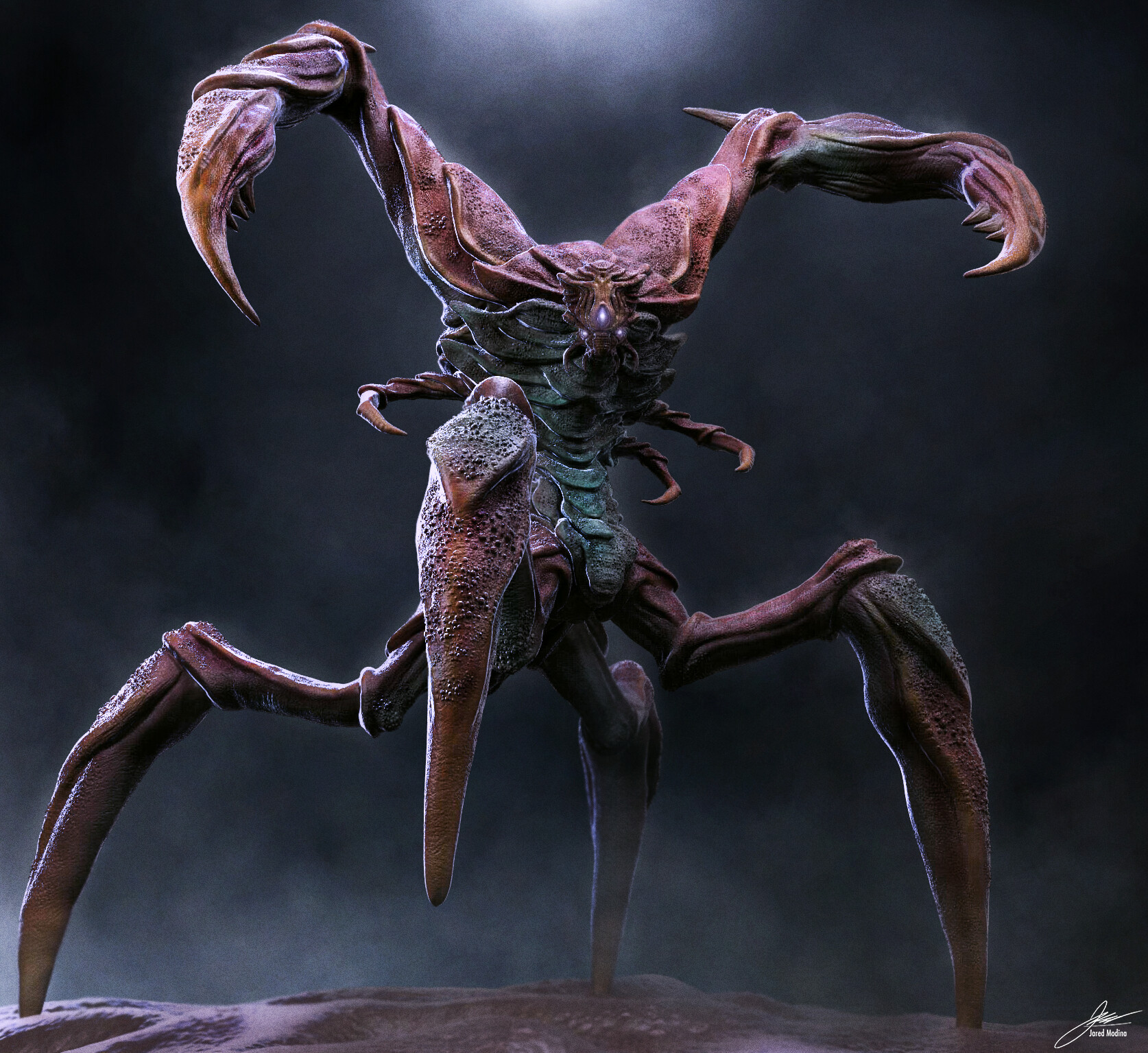 ArtStation - Alien Gladiator Design