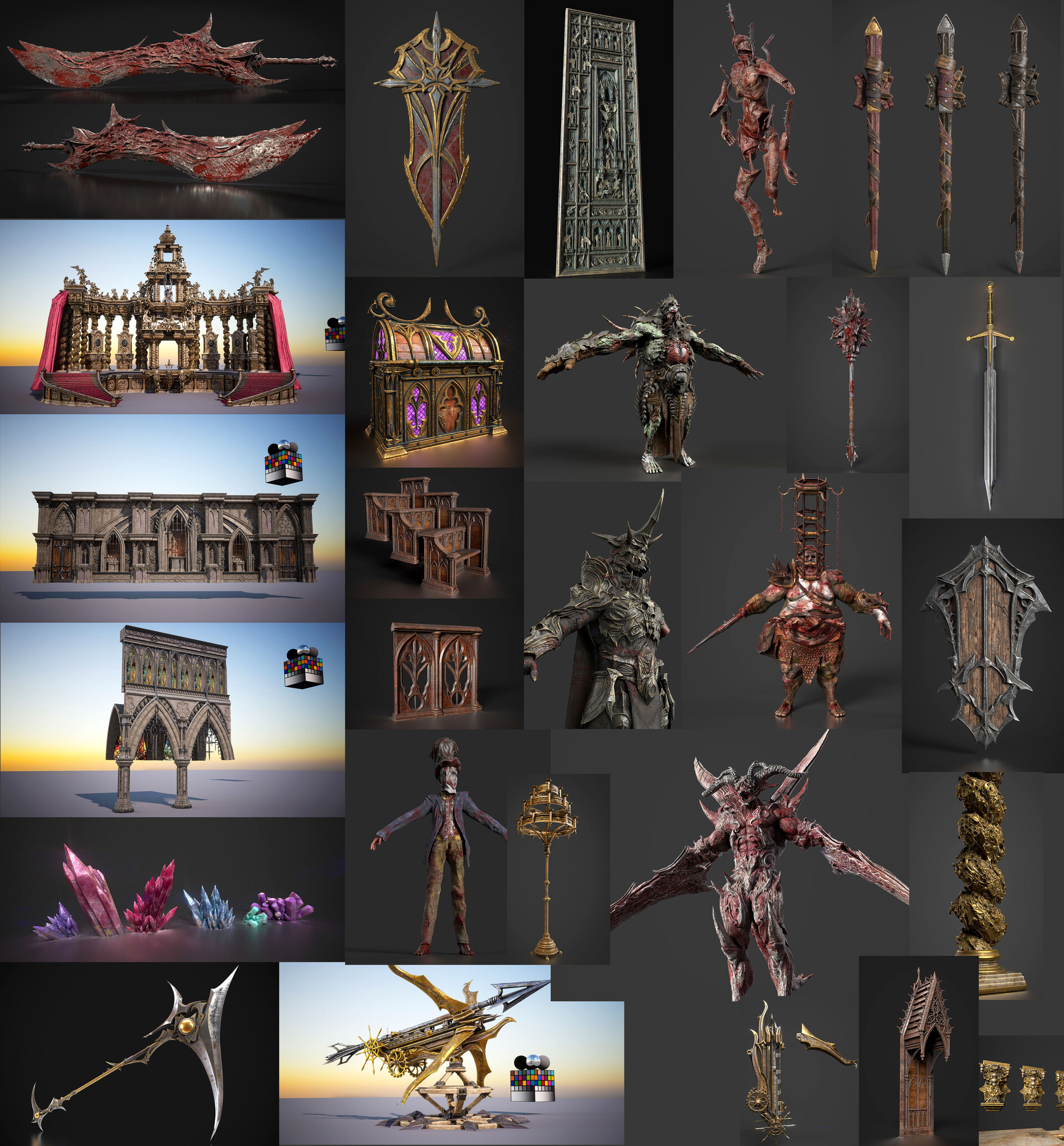 ArtStation - More Props for the indie game