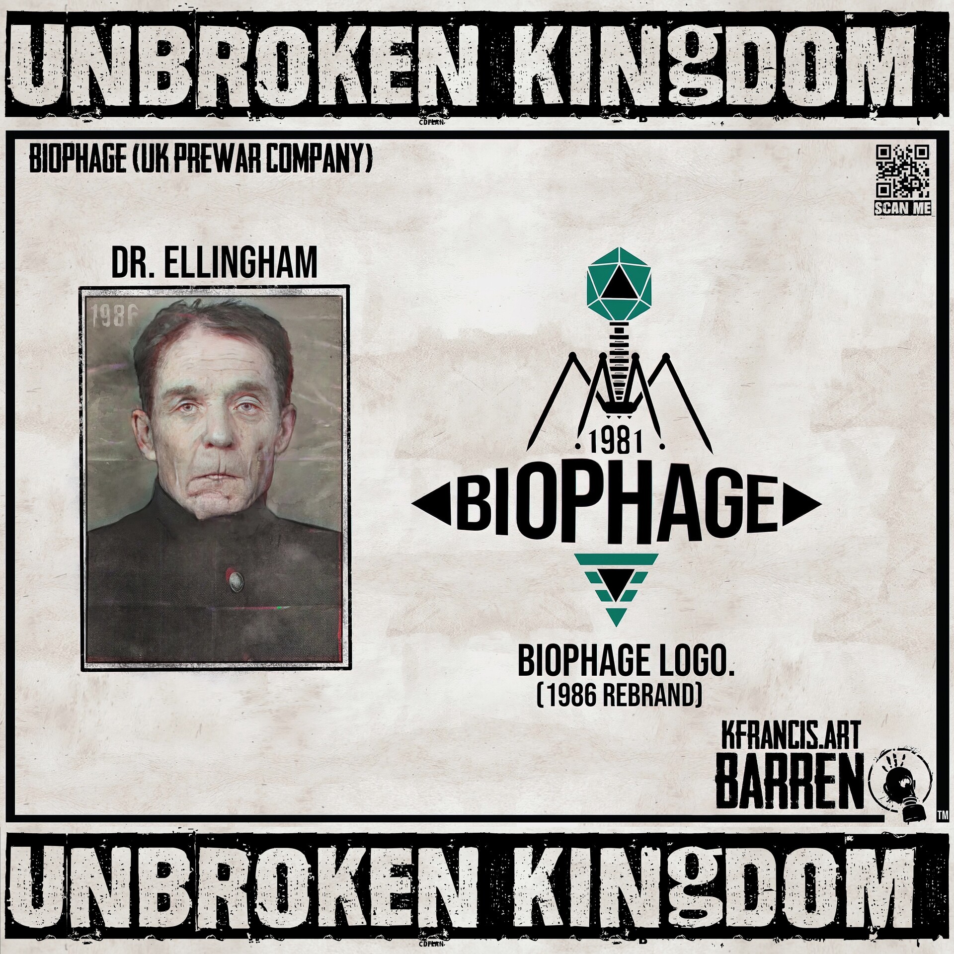 Keegan Francis - Barren | Biophage (uk prewar company) | The Unbroken ...