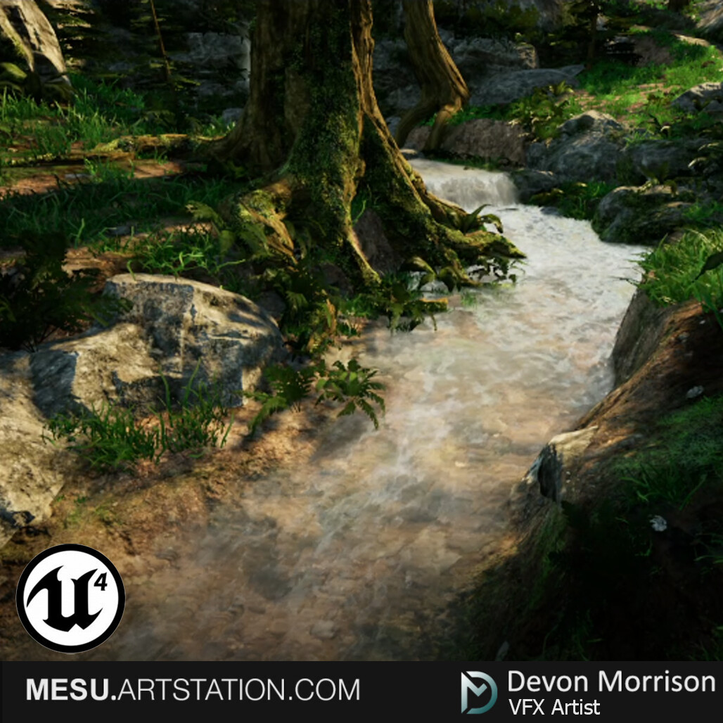 ArtStation - VFX | Amazon River and Waterfall