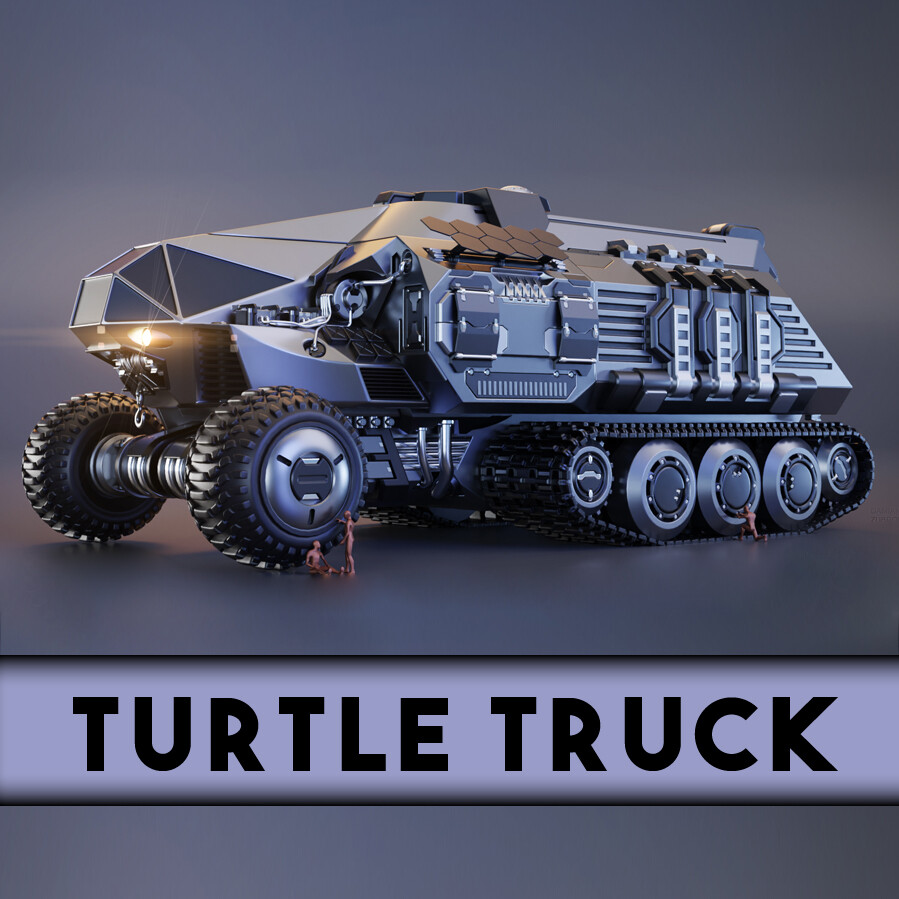 ArtStation - Turtle Truck Concept