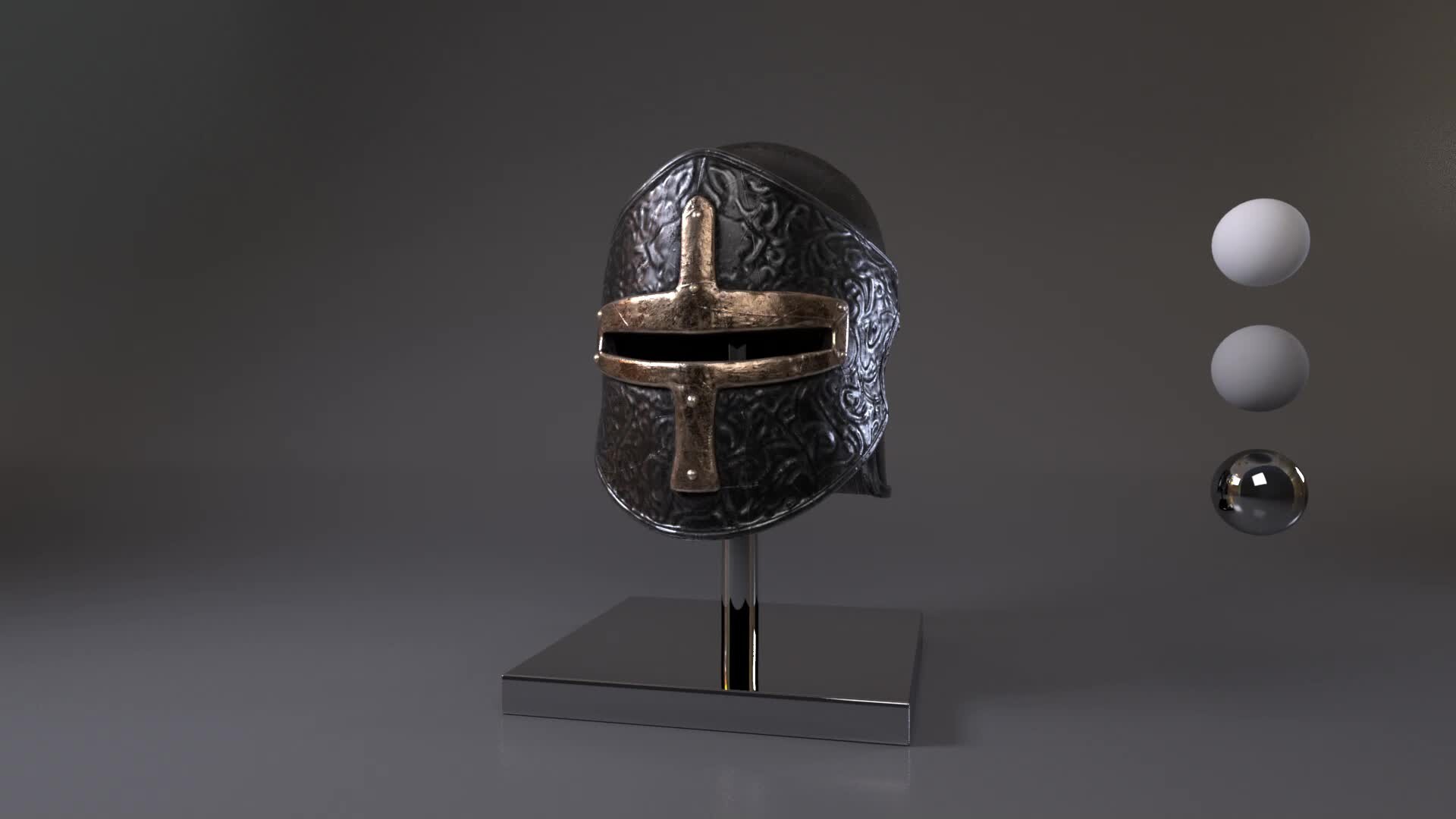 ArtStation - Medieval_Helmet_project