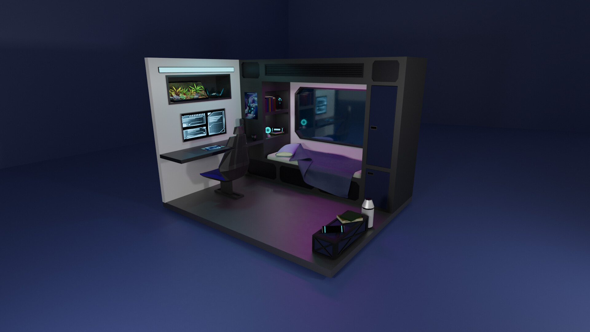 ArtStation - Spaceship Room