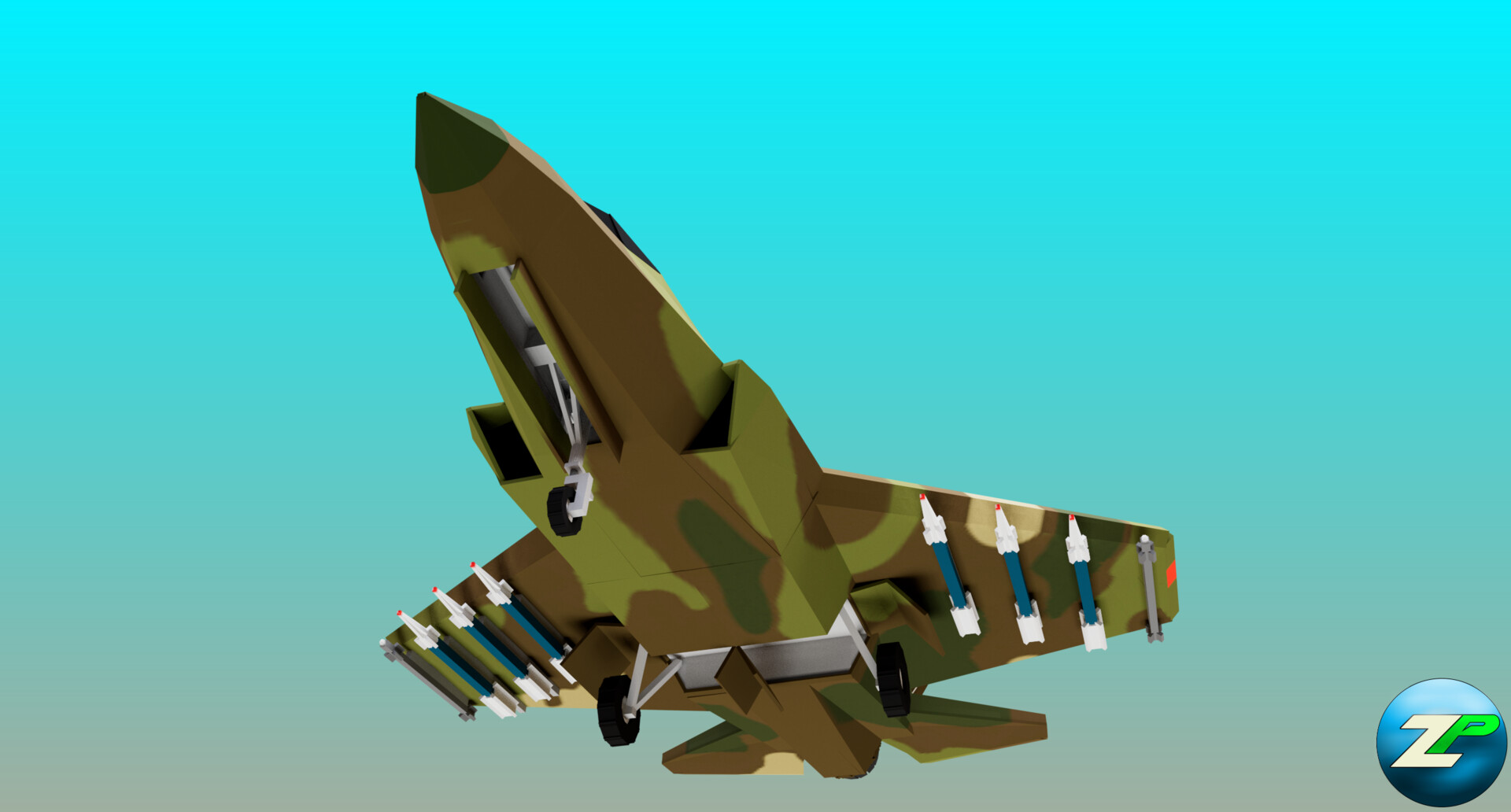 ArtStation - Fighter jet aircraft (JSF)