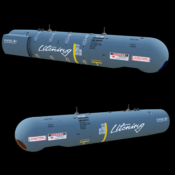 ArtStation - AN/AAQ-28 LITENING targeting and navigation pod