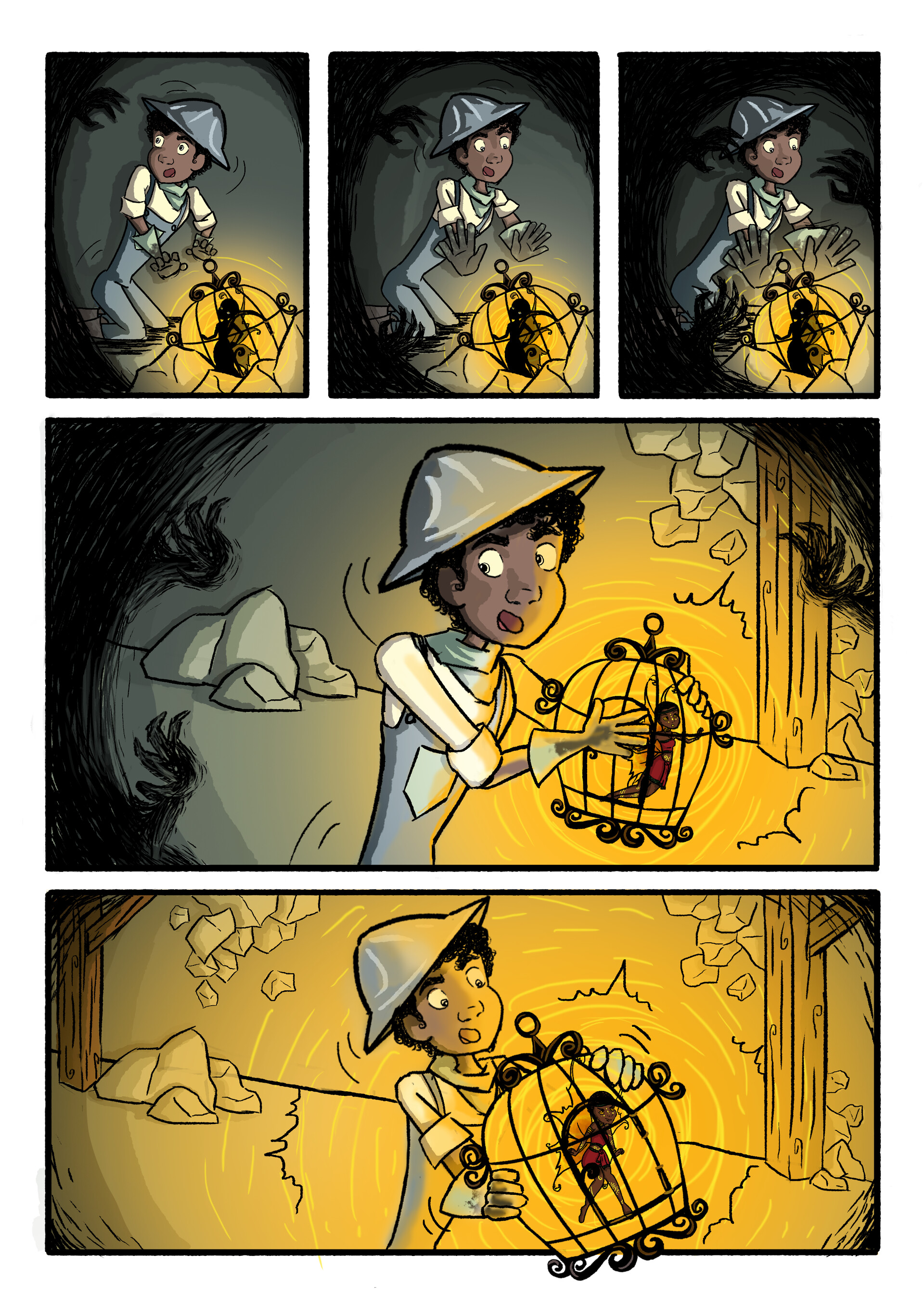 ArtStation - MINERS LIGHT Comic