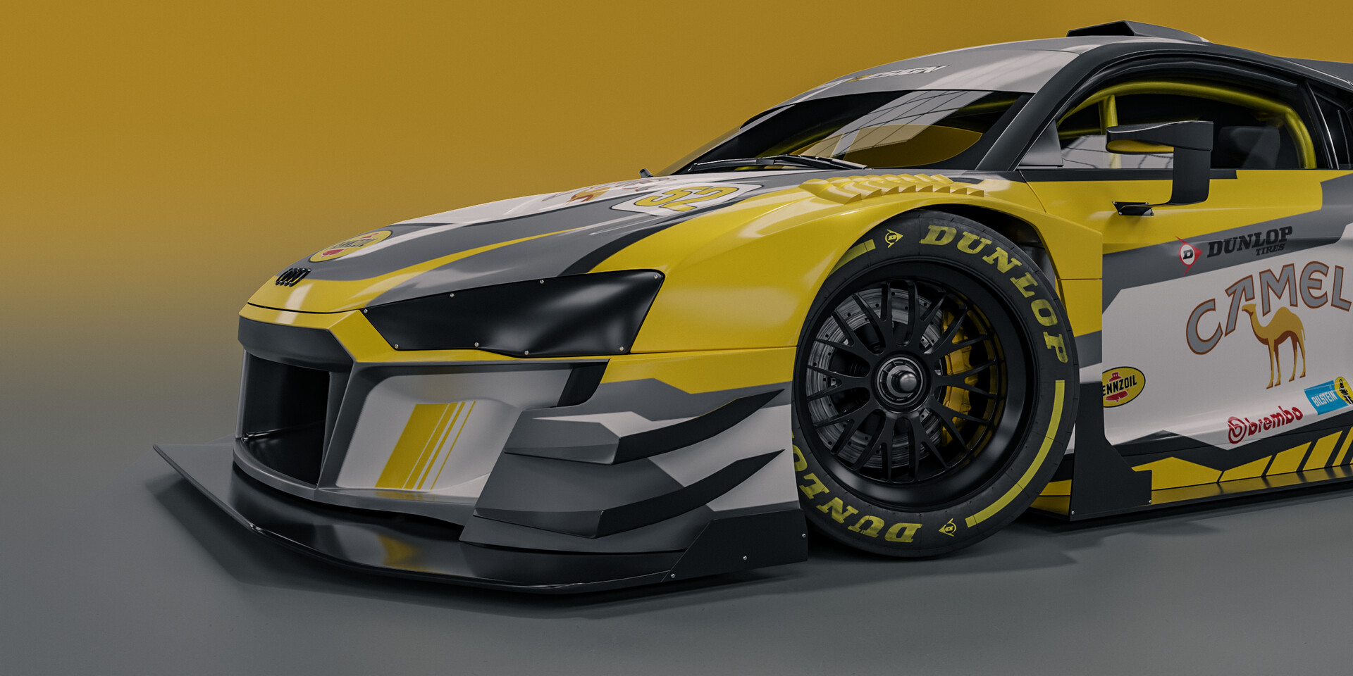 ArtStation - Audi R8 Street Race car.