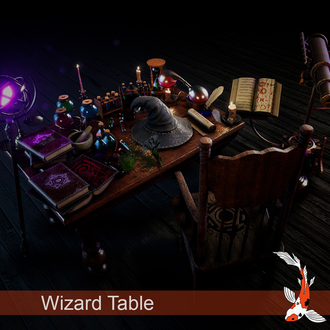 ArtStation - Wizard_Table