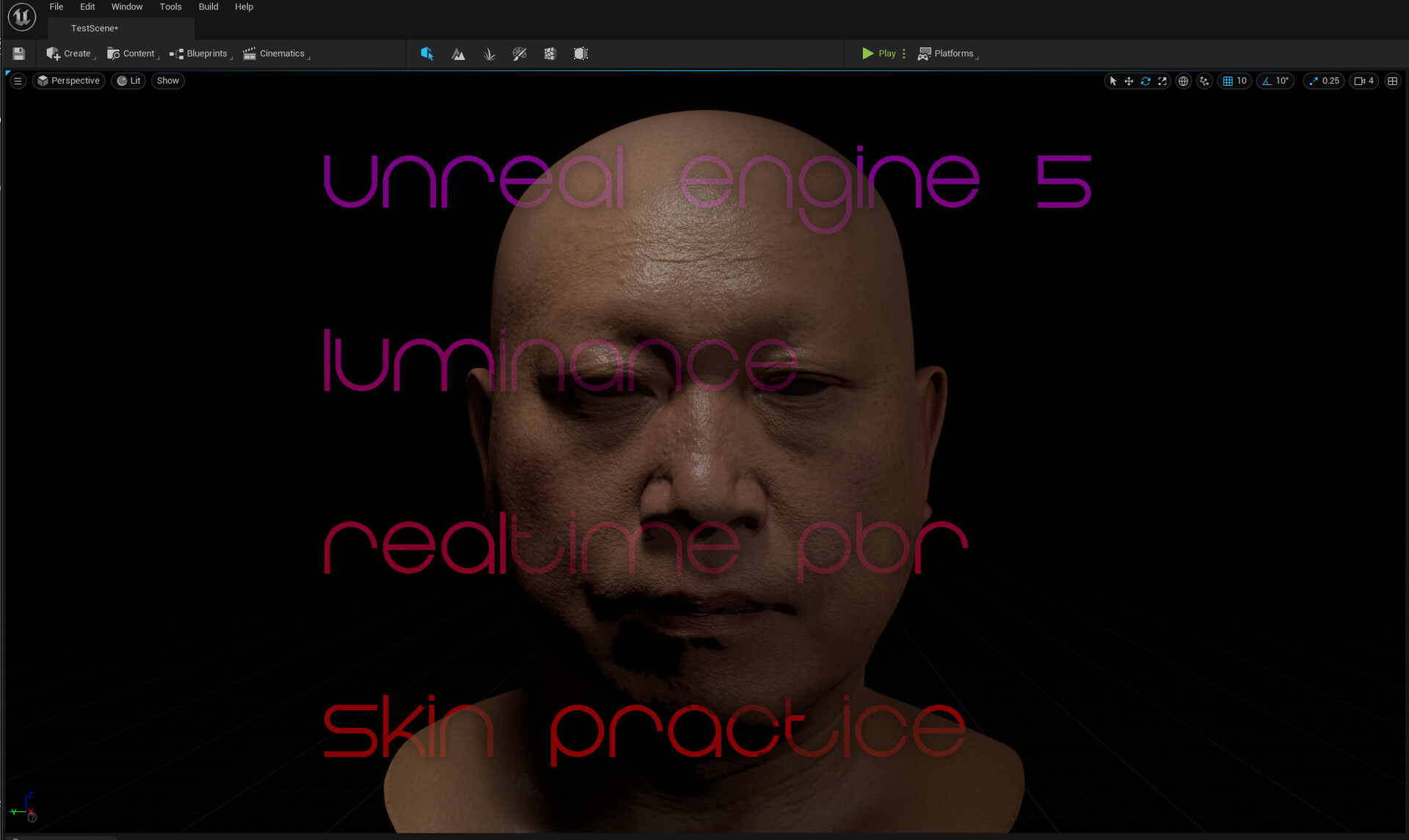 ArtStation - Unreal Engine Skin Shader Practice