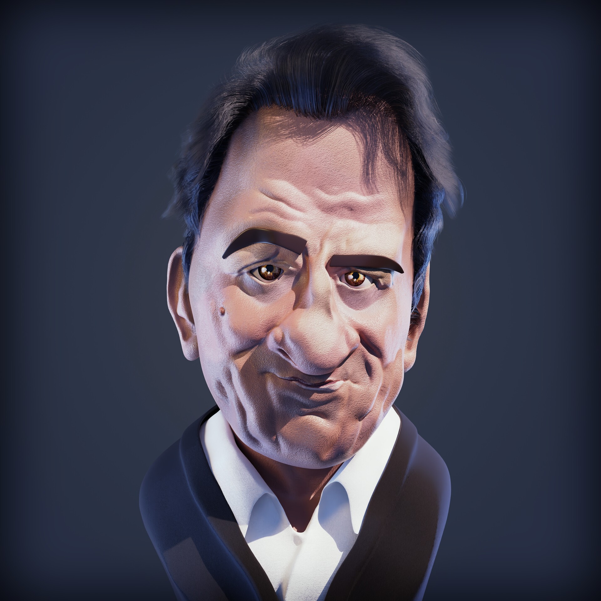 ArtStation - Stylized Robert De Niro