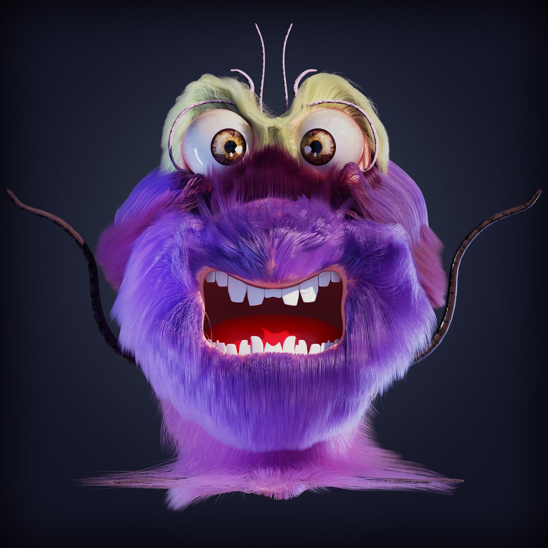 ArtStation - Purple Monster