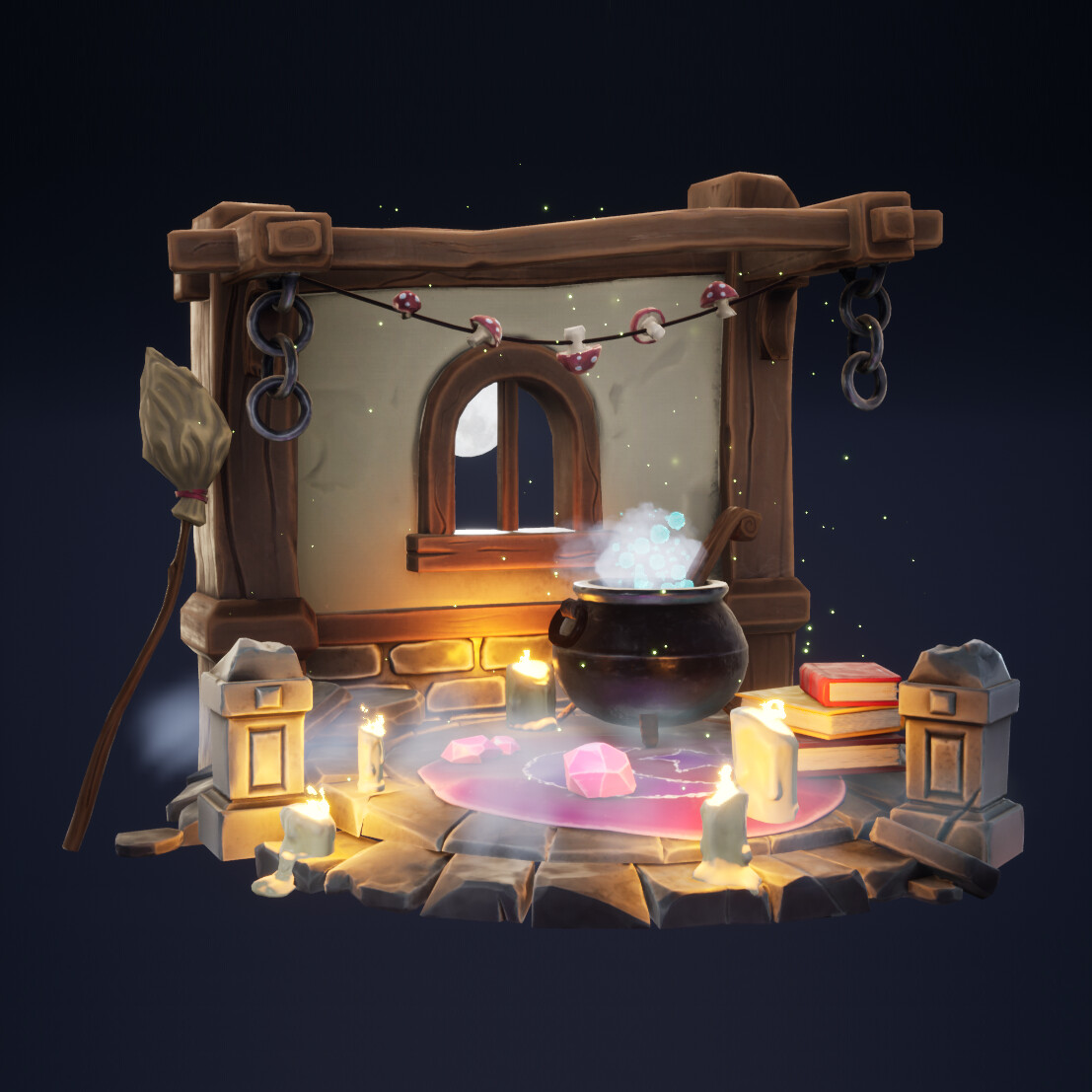 ArtStation - Stylized Witch Room