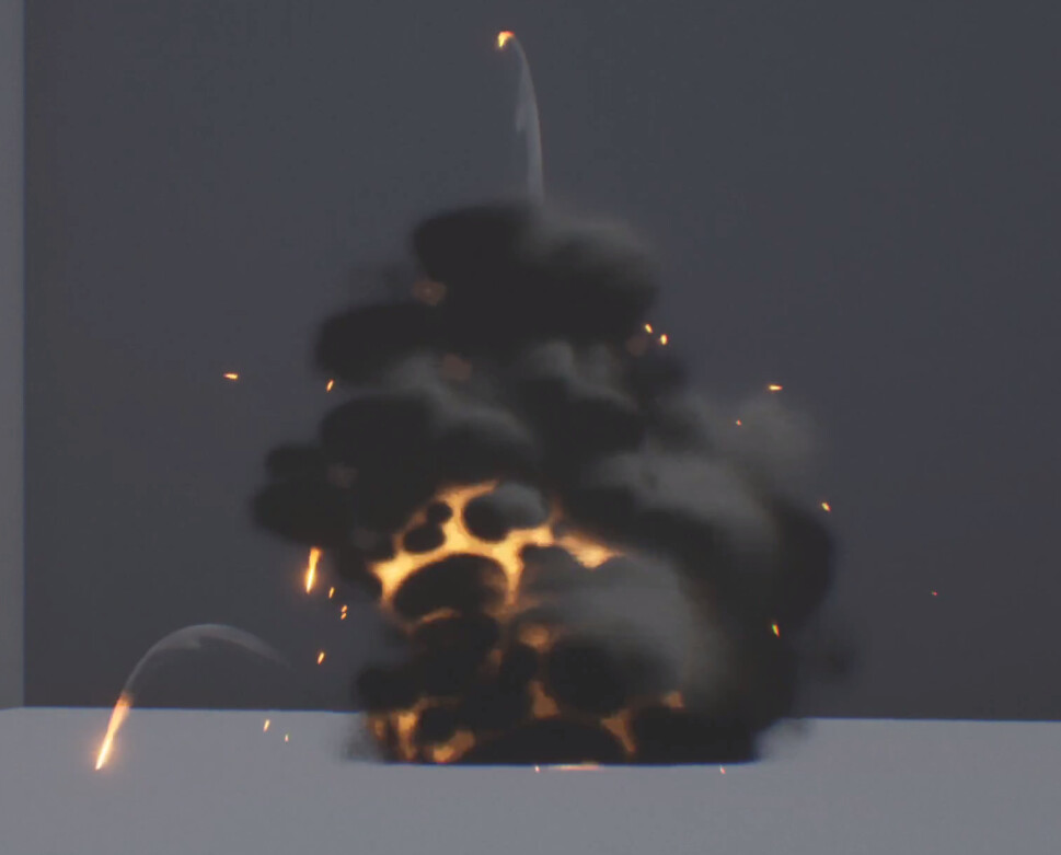 ArtStation - Stylized explosion realtime vfx in ue4