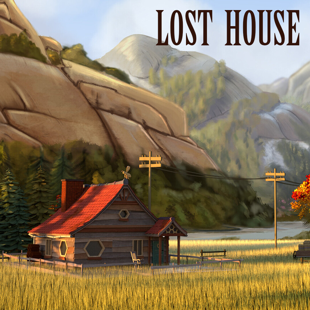 ArtStation - LOST HOUSE IN A CORNER OF PARDISE
