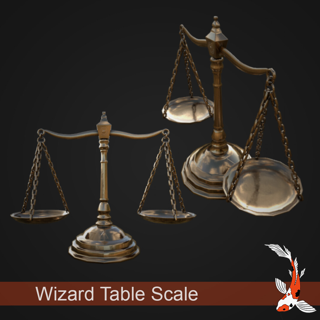 ArtStation - Wizard_Table_Scale