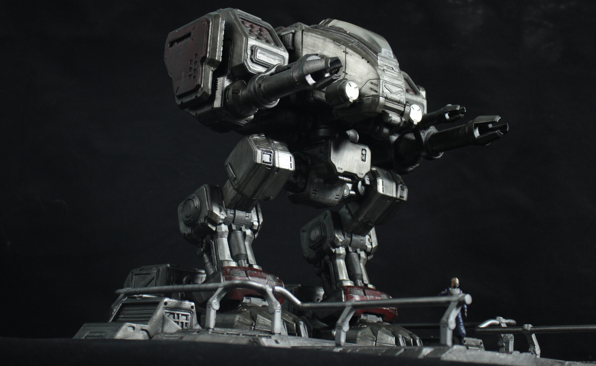 ArtStation - Starcraft 2 - Goliath 3D print statue and clay version