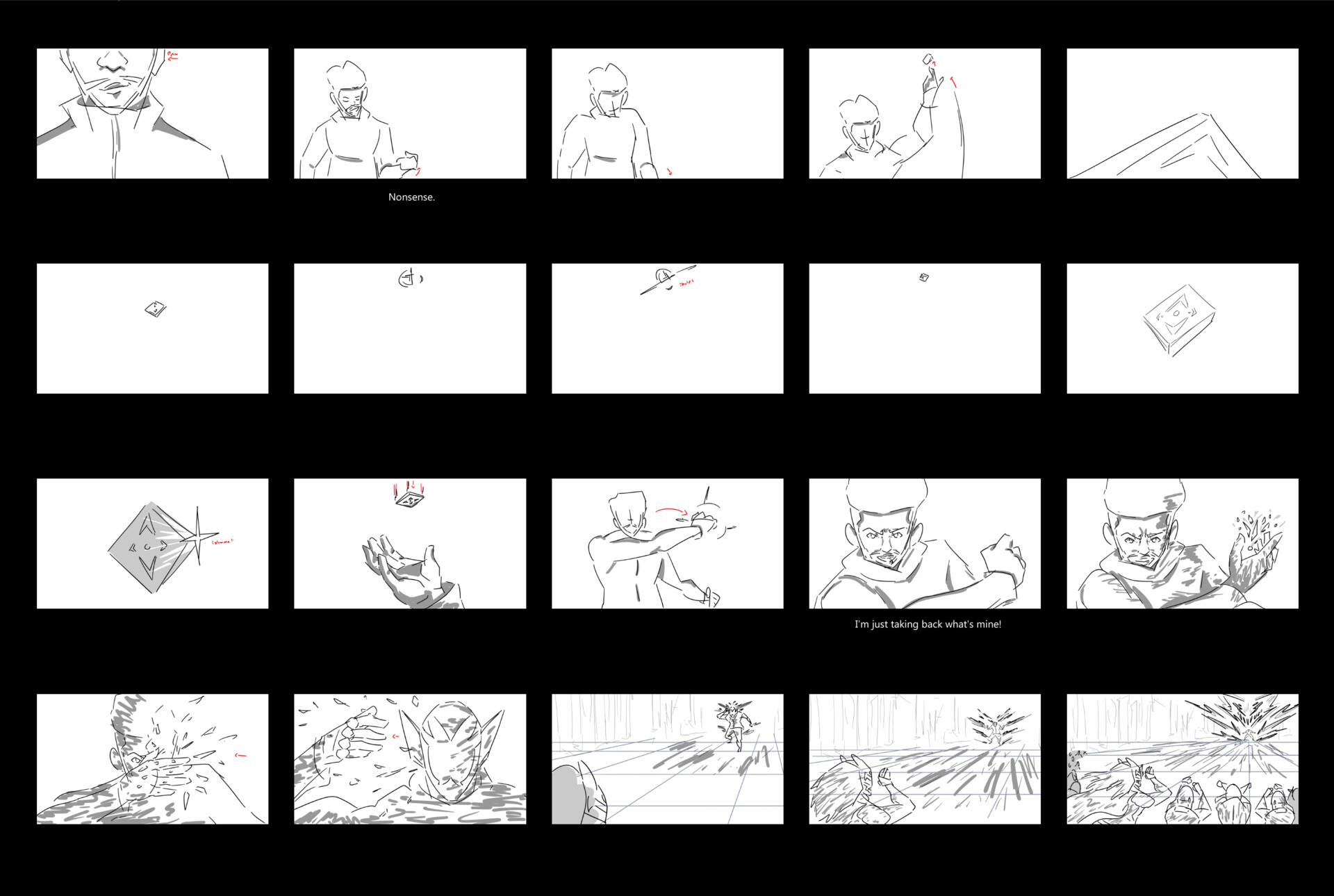 ArtStation - Rider's Retrieval - Storyboard & Concepts
