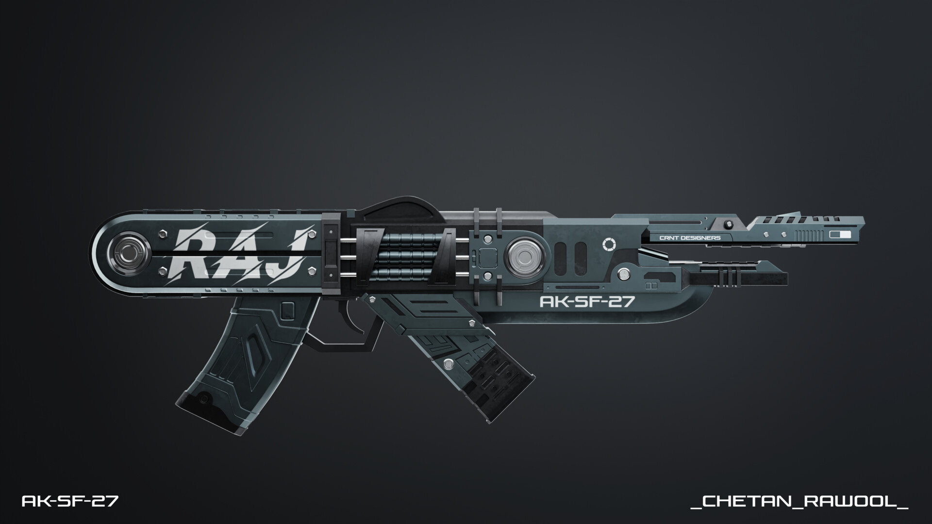ArtStation - Machine Gun - AK27