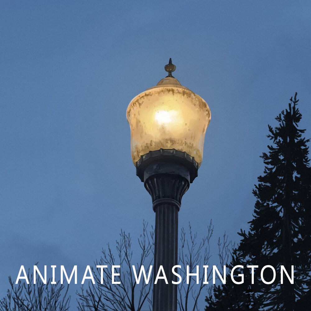 ArtStation - Animate Washington: Lamp Post