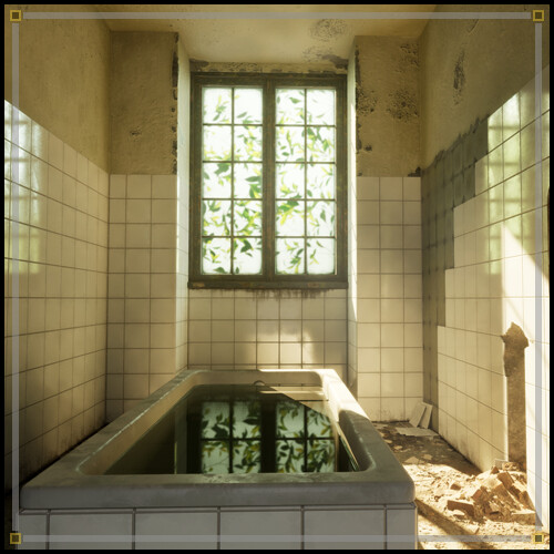 ArtStation - Asylum Bathroom