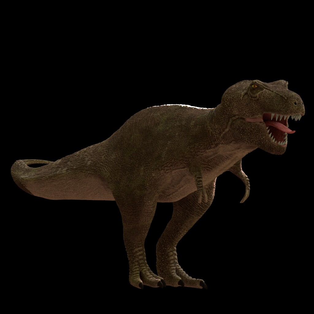 ArtStation - T rex modelled and textured