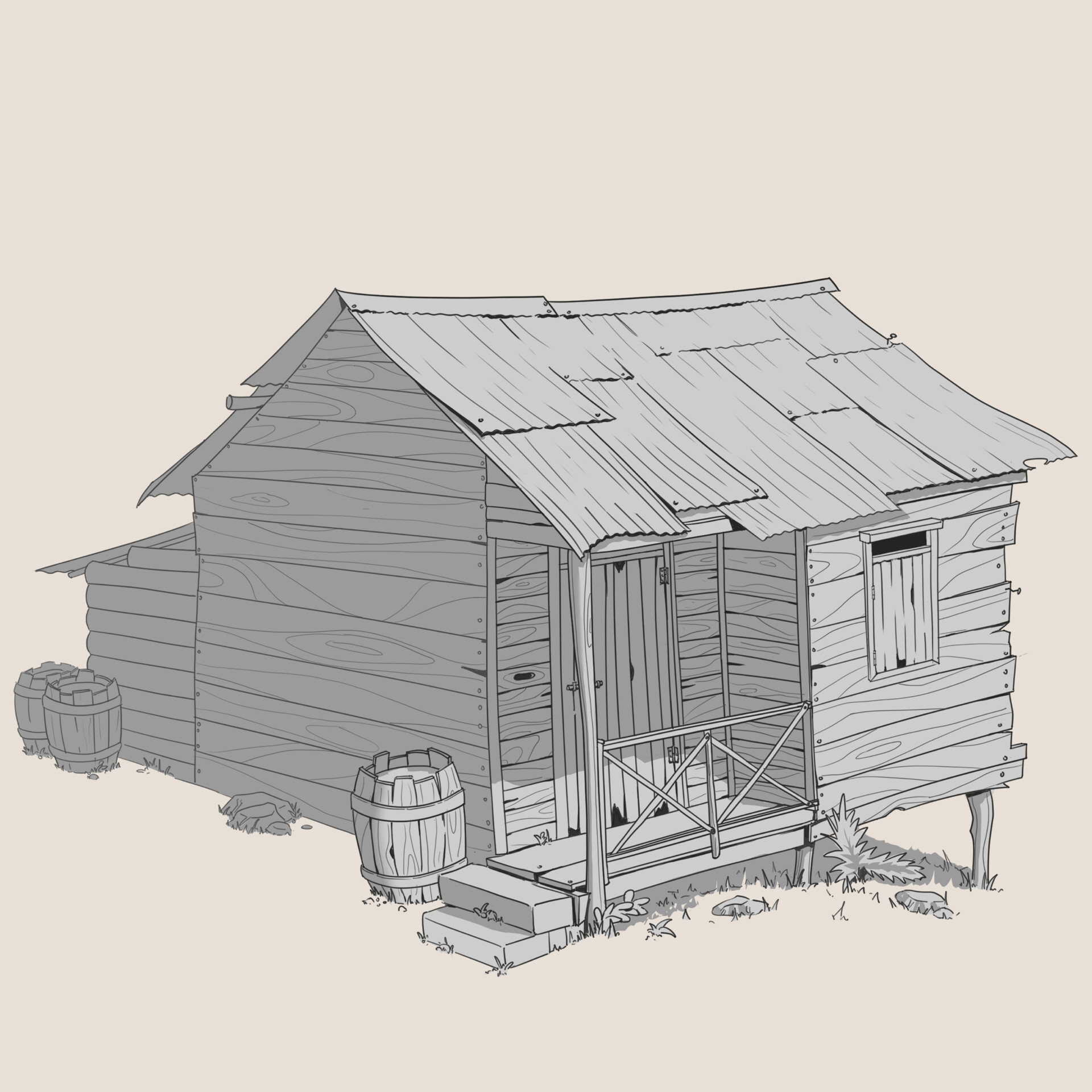 ArtStation - Shacks
