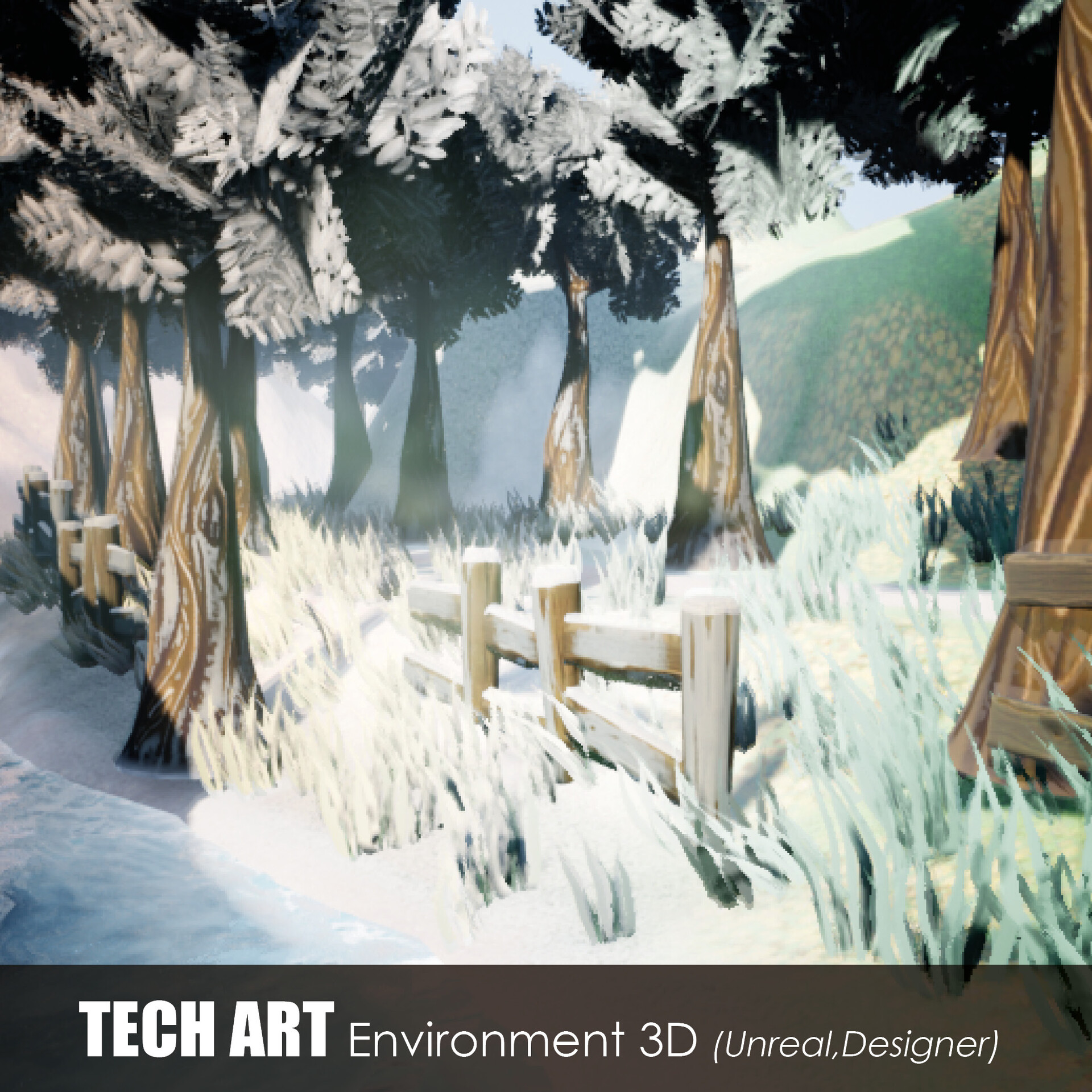 ArtStation - TECHART - Environment 3D (Unreal,Designer)