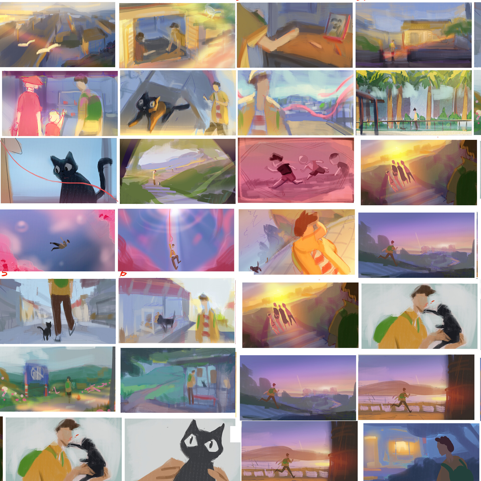 ArtStation - Color script work