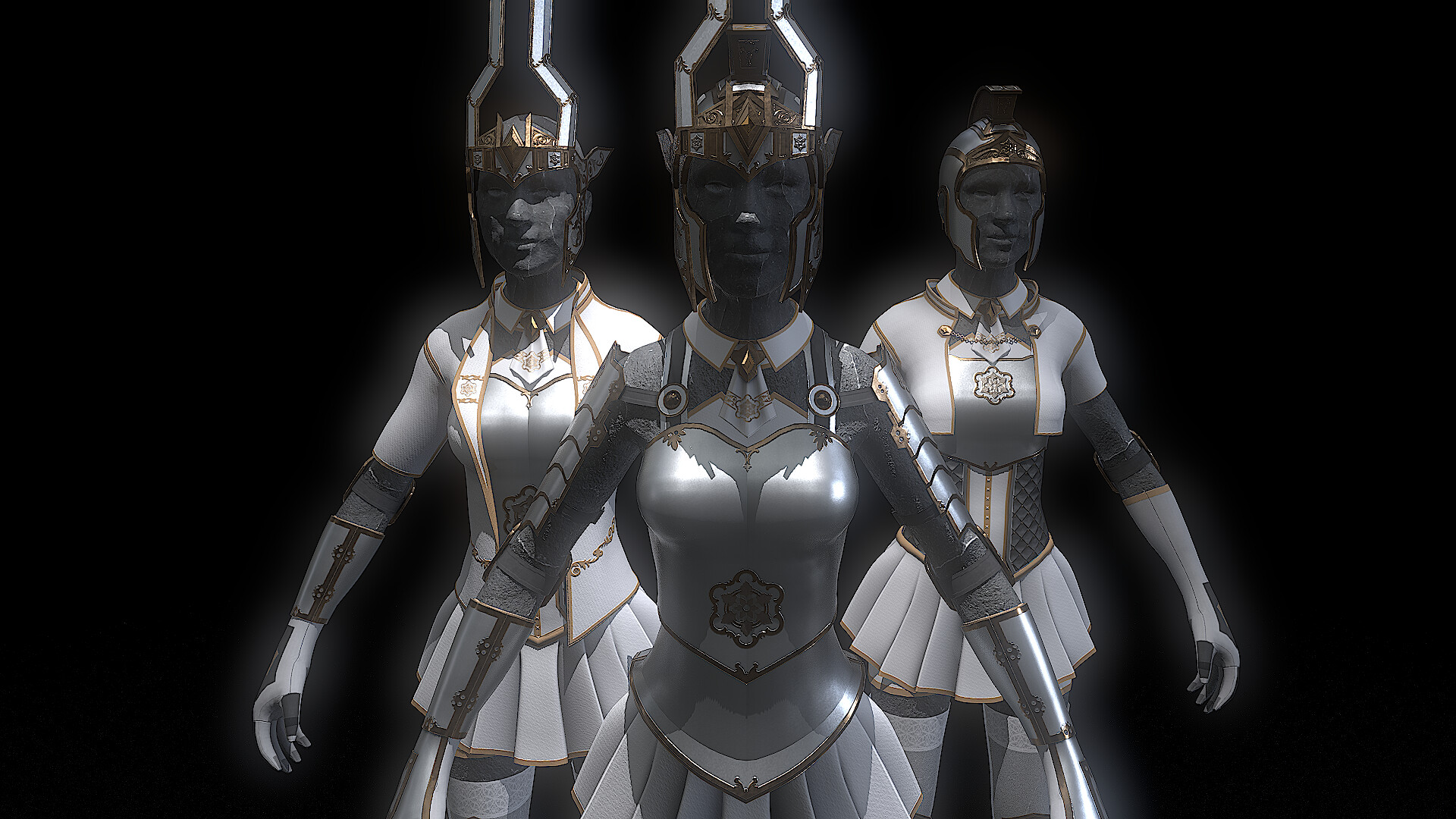 ArtStation - Female Royal Knight Armor