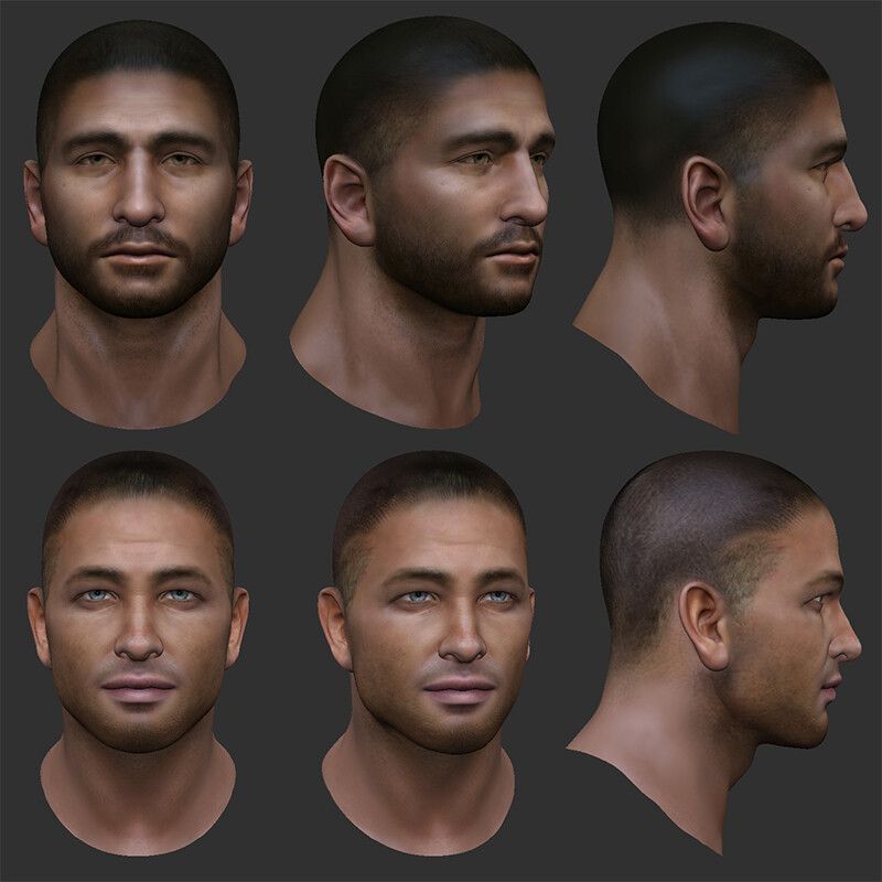 ArtStation - Male_Face