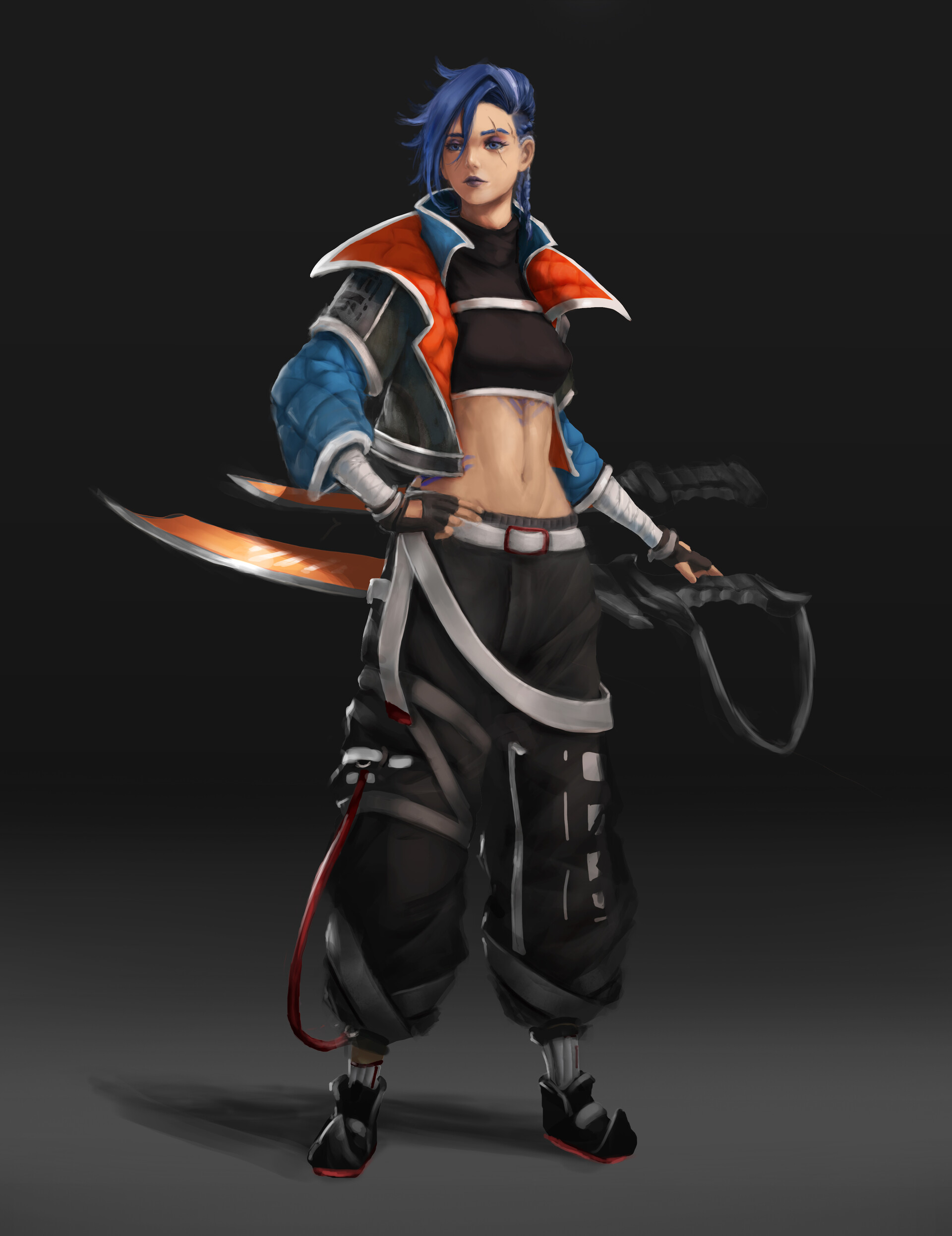 ArtStation - Rei Character Sheet