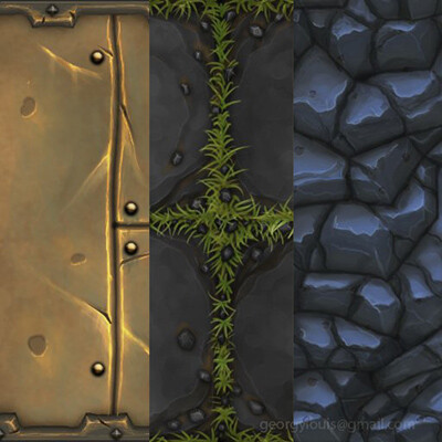 ArtStation - Handpainted textures