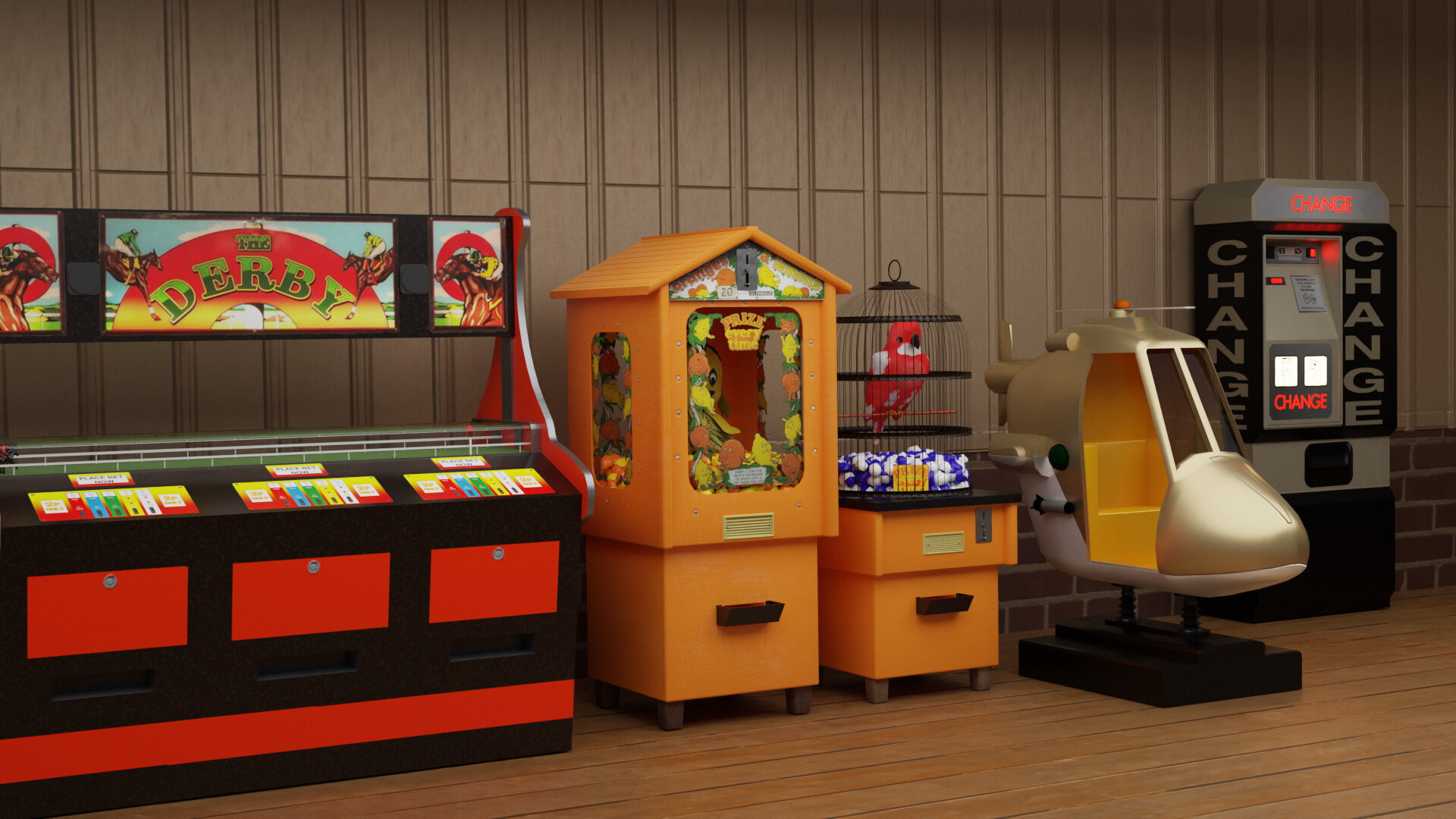 ArtStation - 1980s arcade Machines: Novelties