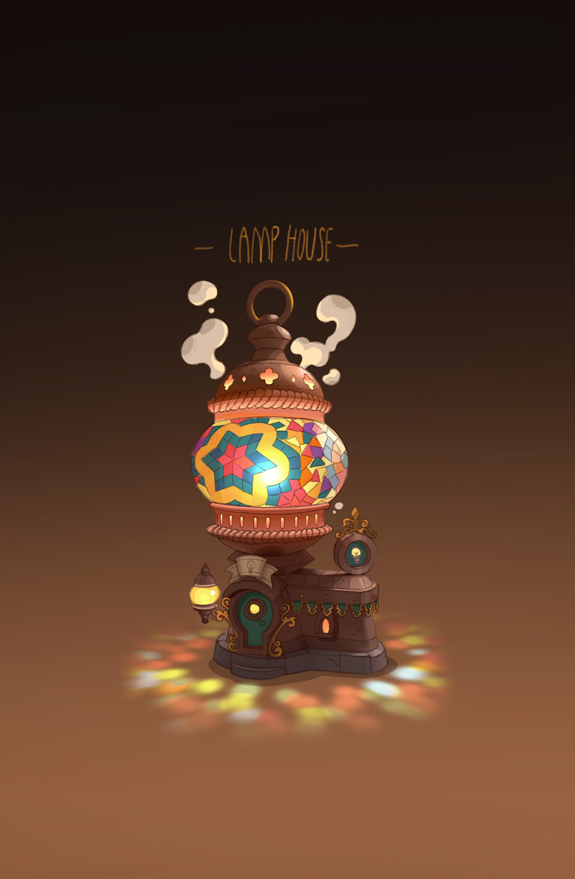 ArtStation - lamp house
