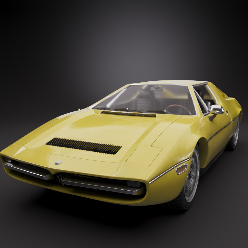ArtStation - Maserati Merak (1973)