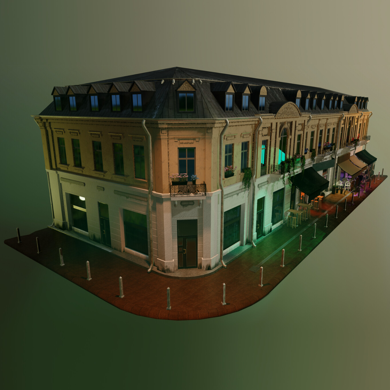 ArtStation - Modular building - Victory Avenue Bucharest