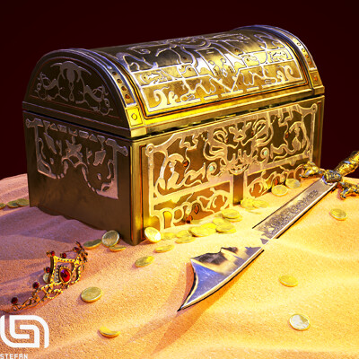 ArtStation - Arabic Treasure Cutlass
