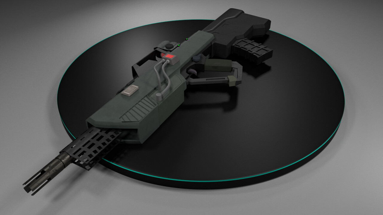 ArtStation - SciFi Gun