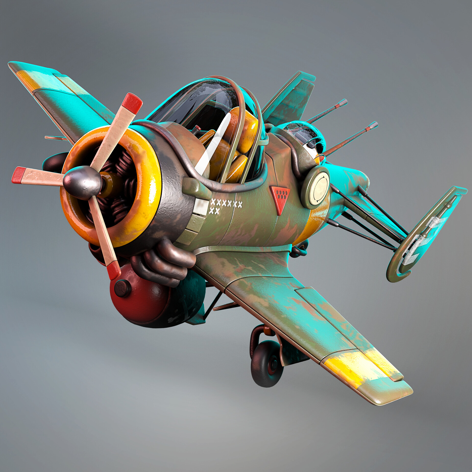 ArtStation - Metal Slug Bomber - Flying Tara