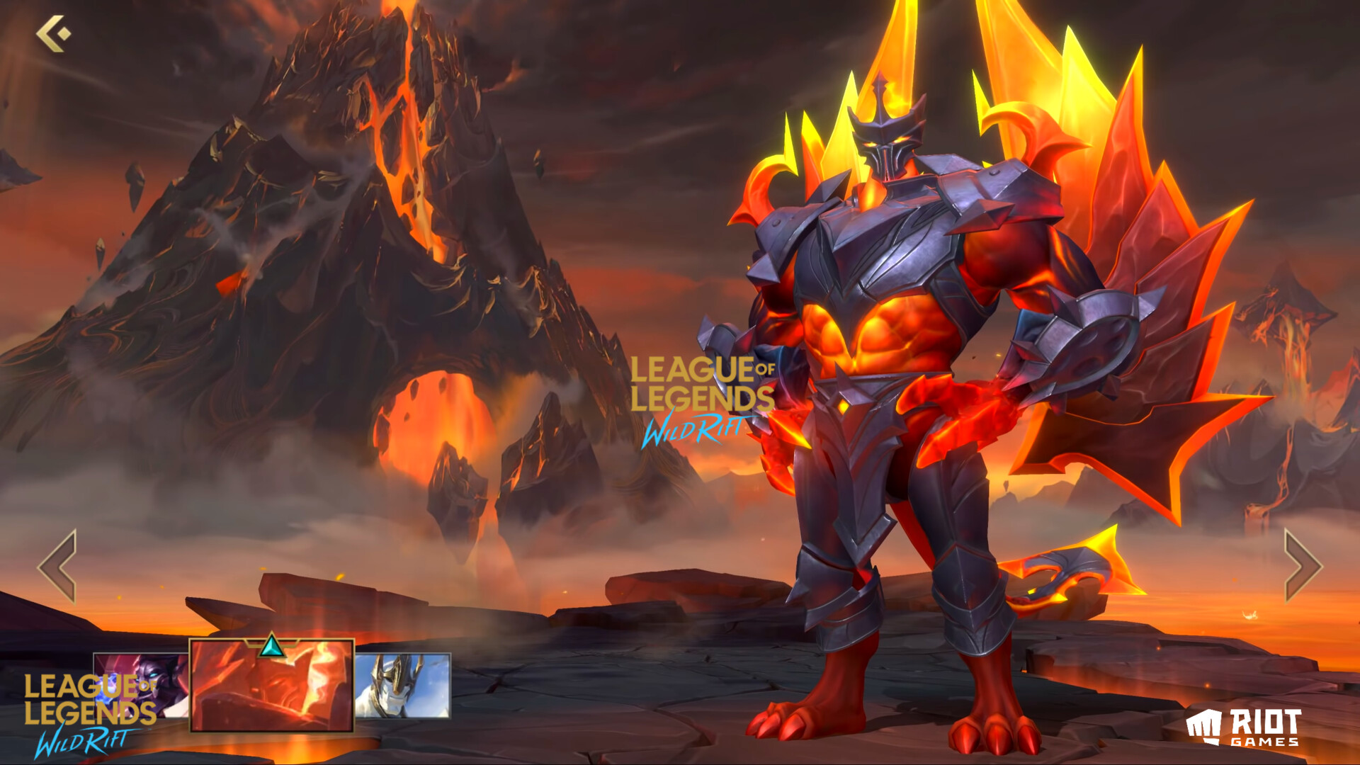 ArtStation - Infernal Galio Wild Rift Skin Turntable Animation