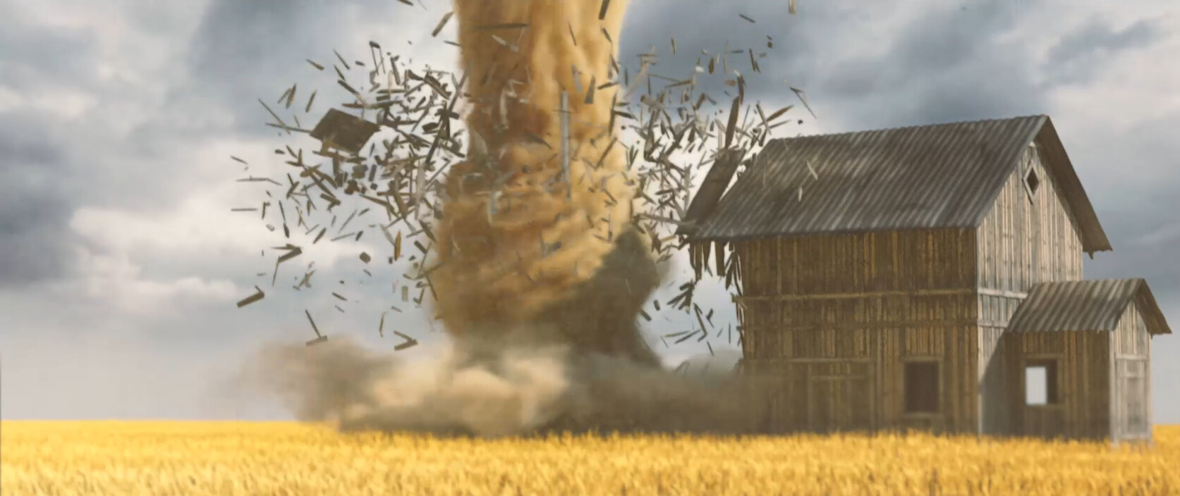 ArtStation - Tornado Destruction