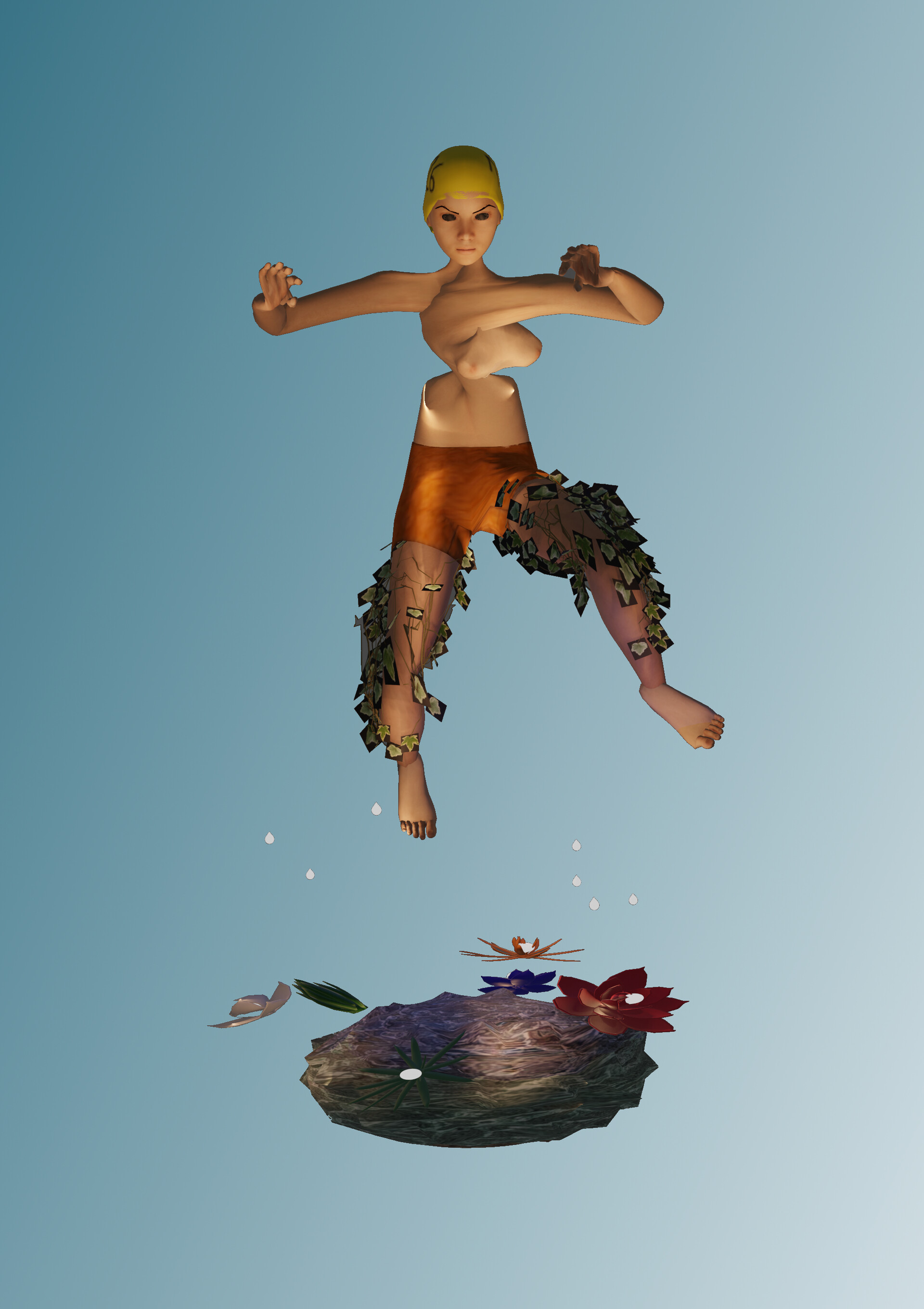 ArtStation - Underwater: Freaky boy character